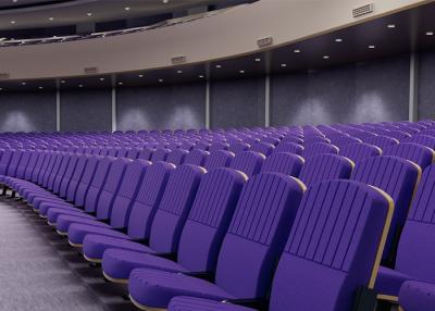 China 580mm Aluminium Alloy Auditorium Lecture Hall Chair with Desk Ergonomic Seating for sale