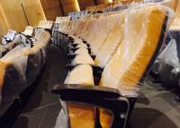 China 1.5mm Steel Frame Auditorium Chair 500mm Seat Width Lecture Hall Seating for University College for sale