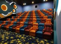 China Folding Commercial Theater Seating VIP Auditorium Movie Chair with Cup Holder Fire Retardant CA117 for sale