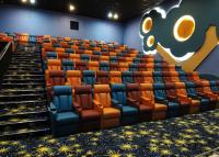 China Folding Commercial Theater Seating VIP Auditorium Movie Chair with Cup Holder Fire Retardant CA117 for sale