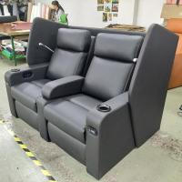 China 580mm Leather Recliner Sofa Family Power Electric Cinema Auditorium Chair with CA117 BS5852 for sale