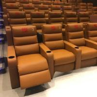 China BS5852 Commercial Theater Seats Home Cinema Movie Sofa Chair with PP Armrest 2-Seat for sale