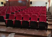 China Usit CA117 Auditorium Chair with Foam Fabric Seat and Writing Pad for Meeting Room Church for sale