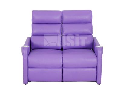 China Electric Recliner Chair with Cupholders Durable Wood Frame 110V-240V Cinema Seating for sale