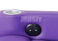 China Electric Recliner Chair with Cupholders Durable Wood Frame 110V-240V Cinema Seating for sale