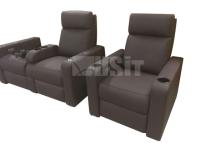 China Electric Recliner Home Theater Seating with Footrest Steel Frame 110V 240V for sale