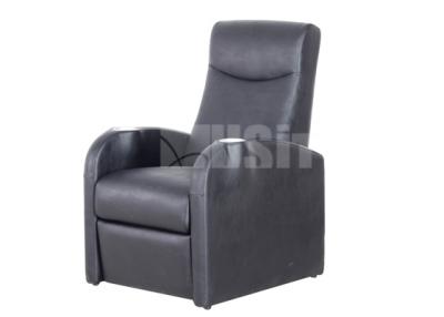 China Modern Theater Recliner Sofa PU Leather Home Cinema Seating with Cup Holders 5 Year Warranty for sale