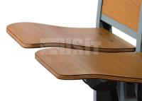 China Floor Mounted College Student Desk Chairs High Perfomance Wooden Material for sale