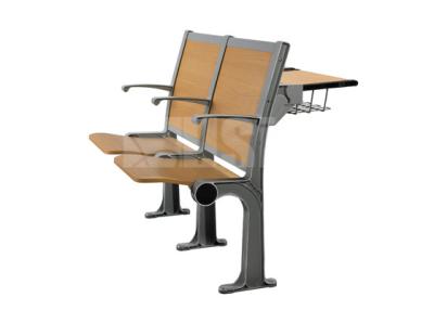 China Aluminum Plywood Student Desk Chair with Reading Pad for Lecture Room 2000 Sets per Month for sale