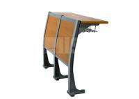 China Aluminum Plywood Student Desk Chair with Reading Pad for Lecture Room 2000 Sets per Month for sale