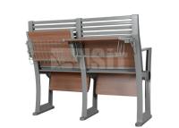 China USIT Plywood Folding Student Desk Chair with High Strength Steel Frame 500mm Seat Height for sale