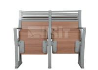 China USIT Plywood Folding Student Desk Chair with High Strength Steel Frame 500mm Seat Height for sale