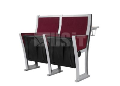 China Folded Classroom Desk and Chair Set Aluminum Alloy Foot 4 Inch Profile Space Saving for sale