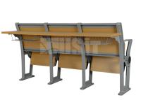 China Durable Classroom Student Desk And Chair Table Top MDF Covered With Laminate for sale