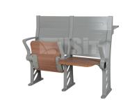 China Custom Folded Student Desk and Chair Set for Lecture Room 5 Year Warranty Ergonomic Design for sale