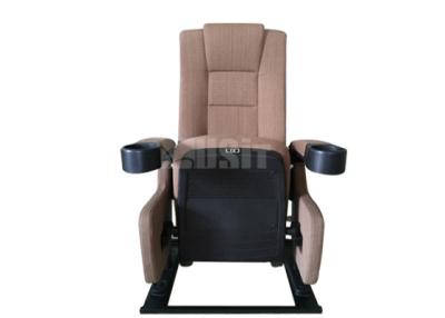 China Commercial Fabric / PU / Leather Electric Recliner Chairs Adjustable Push Back for sale