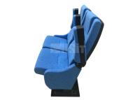 China Cold Moulded High Resilient Foam Public Theater Seating Swing Back Function 55kg Density for sale
