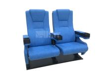 China Cold Moulded High Resilient Foam Public Theater Seating Swing Back Function 55kg Density for sale