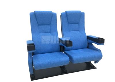 China Cold Moulded High Resilient Foam Public Theater Seating Swing Back Function 55kg Density for sale