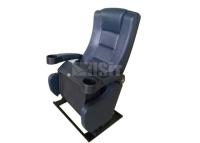 China High Resilient Foam Commercial Theater Seating with Aisle Light and Embroidery Logo 55kg Density for sale