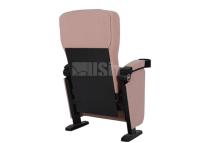 China European Style Commercial Cinema Seats with Swing Push Back Mechanism 55kg Foam Density for sale