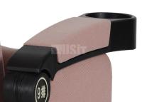 China European Style Commercial Cinema Seats with Swing Push Back Mechanism 55kg Foam Density for sale