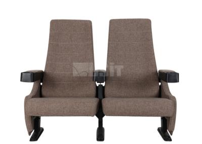 China IMAX Luxury Swing Back Cinema Seat with Retractable Cup Holder 440mm for sale