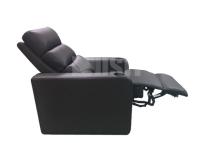China Electric Power Recliner Sofa Dark Brown Big Size Home Theatre Lounge with Heated Seat 34kg Foam for sale