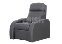 China Premium Leather Electric Recliner Couch Chair with Push Headrest and USB Charging 110V for sale