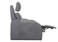 China Premium Leather Electric Recliner Couch Chair with Push Headrest and USB Charging 110V for sale