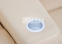China Luxury Cinema VIP Electric Recliner Sofa with Heat Seat Cushion 670mm for sale