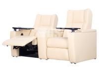 China Luxury Cinema VIP Electric Recliner Sofa with Heat Seat Cushion 670mm for sale