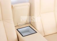 China Luxury Cinema VIP Electric Recliner Sofa with Heat Seat Cushion 670mm for sale