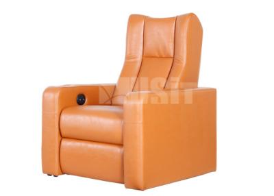 China High Grade Home Theater Recliner Chair with Thick Cushion 34kg/m3 Foam for sale