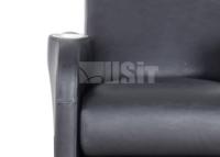 China Modern Theater Recliner Sofa PU Leather Home Cinema Seating with Cup Holders 5 Year Warranty for sale