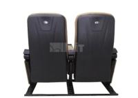 China High Back Theater Seating with Vented Seat Pan and Tip Up Cupholder 55kg Density Foam for sale