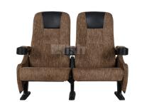 China Economic Fabric Commercial Theater Seating VIP Cinema Seats with 55kg/m³ Foam Density for sale