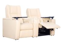 China Luxury Home Cinema Electric Recliner with High Strength Steel Frame 2 Seats for sale
