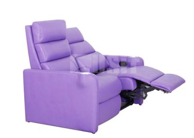 China Genuine Leather Electric Recliner Home Cinema Chair with USB Charging Ports 5 Year Warranty for sale