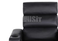 China Custom 700mm Luxury Electric Recliner Chair with Gravity Mechanism for Home Theater for sale