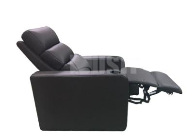 China USIT Electric Power Recliner Chair Single Home Theater Seat with Rock Headrest 34kg/m3 Foam for sale