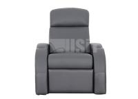China Adjustable Headrest Modern Recliner Chair Leather / Suede Finish Commercial for sale