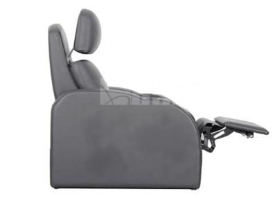 China Adjustable Headrest Modern Recliner Chair Leather / Suede Finish Commercial for sale