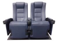 China Firm PU Theater Seating Recliners with Gravity Reposition Mechanism 55kg/m³ Foam for sale