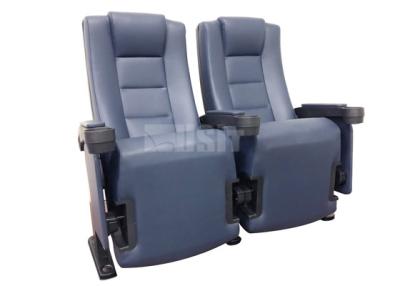 China Firm PU Theater Seating Recliners with Gravity Reposition Mechanism 55kg/m³ Foam for sale