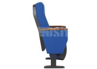 China Durable Fabric Church Auditorium Chairs Modern Appearance With Write Table for sale