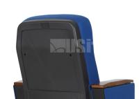China Durable Fabric Church Auditorium Chairs Modern Appearance With Write Table for sale