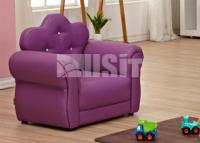 China USIT Multi Functional Kids Sofa for Toddlers 1-5 Years Sturdy Wood Frame Purple for sale