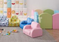 China Children 2 in 1 Foldable Sofa Flip Open Kids Chair Cartoon Shape Foam Construction for sale