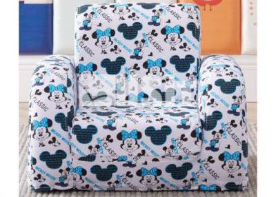 China Children 2-in-1 Flip Open Couch Bed Minnie Mouse Foam Sofa 80x50x40cm for sale